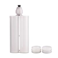 China 200ML 1:1 Plastic Bottle Dual Glue Cartridge for Caulking Gun for sale