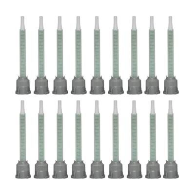 China 20 Pieces Epoxy Adhesive Mixing Nozzle Tip Resin Mixer Adhesive Gun Applicatior for 1:1 50ml/1.7oz for sale