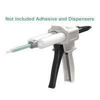 China 20 Pieces Epoxy Adhesive Mixing Nozzle Tip Resin Mixer Adhesive Gun Applicatior for 1:1 50ml/1.7oz for sale