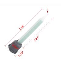 China 20 Pieces Epoxy Adhesive Mixing Nozzle Tip Resin Mixer Adhesive Gun Applicatior for 1:1 50ml/1.7oz for sale