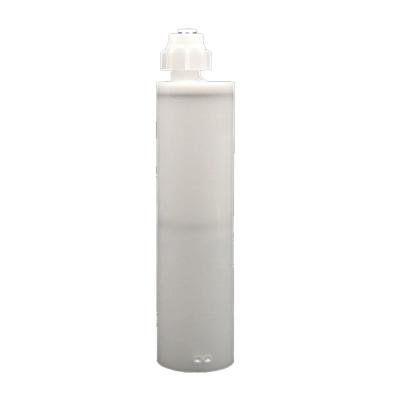 China 300ml 1:1 Silicone Sealant Empty Plastic Epoxy Coaxial Component Caulking Cartridge for sale