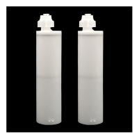China 300ml 1:1 Silicone Sealant Empty Plastic Epoxy Coaxial Component Caulking Cartridge for sale