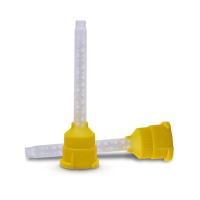 China 1:1 Disposable 50pcs Yellow Dental Mixing Tips for sale