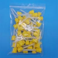 China 1:1 Disposable 50pcs Yellow Dental Mixing Tips for sale