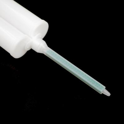 China Green Epoxy Adhesive Applicator 4mm Inner Dia Tip Static Mixer Mixing Nozzle for sale