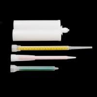 China Plastic Static Mixer Double Epoxy Gun Square Nozzle for 400ml/ 600ml 1:1 Manual Ink Cartridges for sale