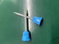 China Plastic Mixer Tubes Tip 50ml 1:1 Epoxy Adhesive Static Mixing Nozzle Tip for sale