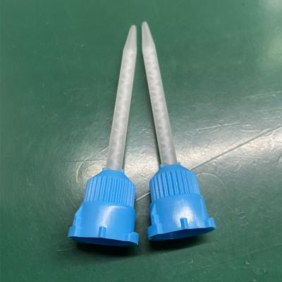 China Plastic Static Cartridge Mix Tip 50ml 1:1 Resin Mixer Epoxy Mixing Nozzle for sale