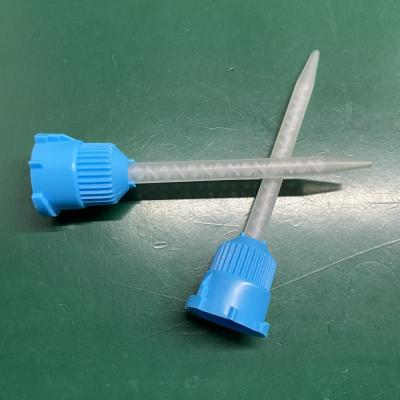 China 50ml 1:1 Mixer Tubes Tip Nozzle Plastic Static Resin Mixing Tip for AB Gun for sale