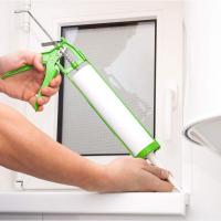 China Sturdy Plastic 310ml Silicone Sealant Cartridge For Multifunctional Use for sale