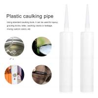 China Sturdy Plastic 310ml Silicone Sealant Cartridge For Multifunctional Use for sale