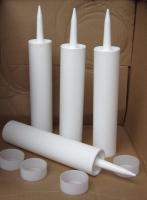 China Lightweight 310ml Plastic Silicone Sealant Cartridge OEM Easy To Use for sale