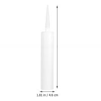 China 10.3oz 310ml Caulking Gun Tubes Empty For Cracks/ Tiles/ Repairs for sale