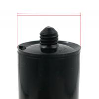 China 310ml Black Empty Plastic Caulk Tube Cartridge Tube with Nozzle and Plunger for sale