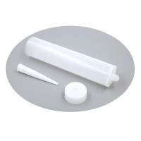 China 310ml Silicone Sealant HDPE Cartridge Empty Lucency Plastic Caulk Tube for sale