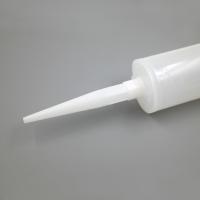 China 310ml Silicone Sealant HDPE Cartridge Empty Lucency Plastic Caulk Tube for sale