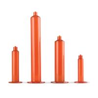 China American Amber Color Empty Plastic Syringe Barrel 55CC/30CC/10CC/5CC/3CC Color Glue Applicator Syringe for sale