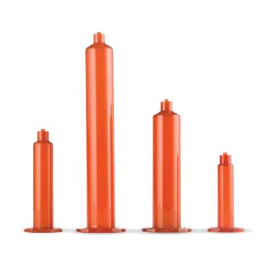 China American Amber Color Empty Plastic Syringe Barrel 55CC/30CC/10CC/5CC/3CC Color Glue Applicator Syringe for sale