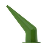 China Plastic Green Bent Cone Silicone Sealant  Nozzle For Sausage B-Type Caulking Guns for sale