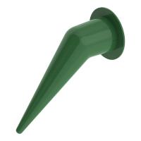 China Plastic Green Bent Cone Silicone Sealant  Nozzle For Sausage B-Type Caulking Guns for sale