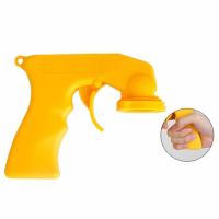 China Premium Yellow Plastic Aerosol Spray Gun Handle Wide Application for sale