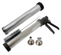 China Heavy Duty Pro Level Meat Jerky Gun With 2 Nozzles  Aluminum BC-4995-15inches for sale