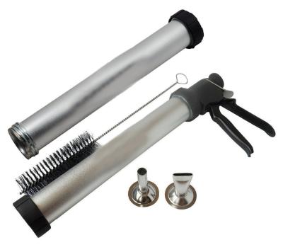 China Heavy Duty Pro Level Meat Jerky Gun With 2 Nozzles  Aluminum BC-4995-15inches for sale