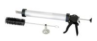 China Heavy Duty Pro Level Meat Jerky Gun With 2 Nozzles  Aluminum BC-4995-15inches for sale