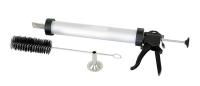China Heavy Duty Pro Level Meat Jerky Gun With 2 Nozzles And Brush 1.5Lbs Capacity for sale