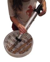 China Heavy Duty Pro Level Meat Jerky Gun With 2 Nozzles And Brush 1.5Lbs Capacity for sale