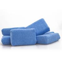 China 10PCS Blue Microfibre Applicator Pads Sponge For Applying Wax/ Sealants for sale