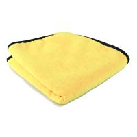 China 12 Pack Yellow Car Cleaning Microfiber Cloth 56X92cm Professional Grade for sale
