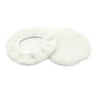 China 6Pcs White 7 To 8 Inch Orbital Buffer Polisher Pads Auto Buffing Pads for sale