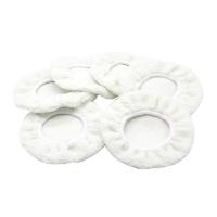 China 6Pcs White 7 To 8 Inch Orbital Buffer Polisher Pads Auto Buffing Pads for sale