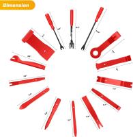 China New Nylon and Glass fiber 40Pcs Trim Removal Tool Auto Terminal Removal Key Tool with Hook and Pick Set for sale