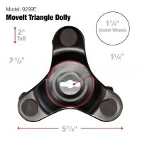 China Three Wheel Dolly 130kg Capacity 130kgs Tri-Dolly Moving Dolly for sale