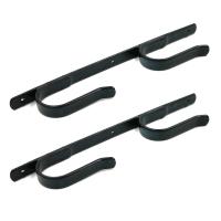 China 2pcs Hunting Truck Gun Rack Tool Bow Rack Gun Wall Mount Storage Rack J-Hook gun Hangers Set for sale