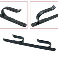 China 2pcs Hunting Truck Gun Rack Tool Bow Rack Gun Wall Mount Storage Rack J-Hook gun Hangers Set for sale