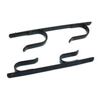 China 2pcs Hunting Truck Gun Rack Tool Bow Rack Gun Wall Mount Storage Rack J-Hook gun Hangers Set for sale