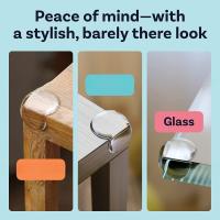 China Clear And Transparent Corner Bumpers For Furniture Sphere Shape 8g for sale