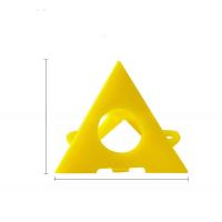 China 20 Pack Yellow Painter'S Pyramid Stands Plastic Cone Painters Tool for sale