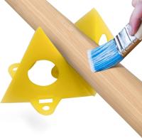 China 20 Pack Yellow Painter'S Pyramid Stands Plastic Cone Painters Tool for sale