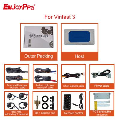 China 360 Car Camera System for Vinfast 3 With 4 Way Recording DVR for sale
