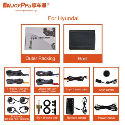 China 4-Channel DVR 1080P Night Vision 360 Car Camera System for Hyundai 360-degree Camera for sale