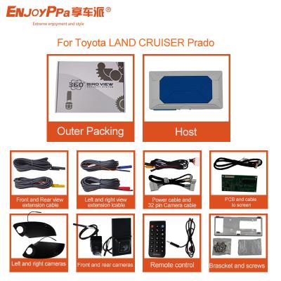 China Night Vision 1080P 360-Degree Car Camera System For Toyota Prado 2024 for sale