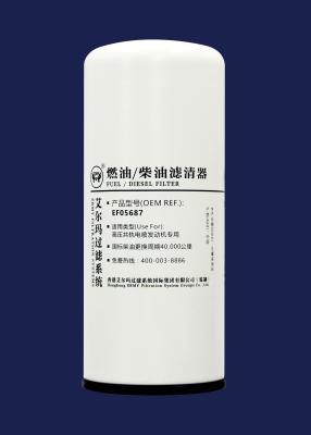 China EFI Engine Diesel Truck Oil Filters FF5687 EF05687 M72x2 for sale