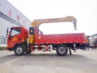 China HOWO 120T Truck with 12T 5-Boom Crane and 12.75m Lifting Height for sale