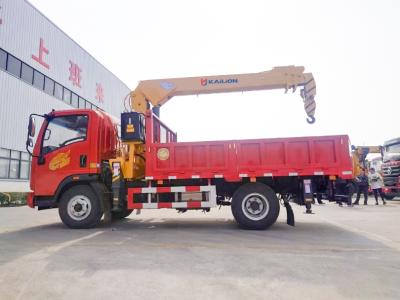 China HOWO 120T Truck with 12T 5-Boom Crane and 12.75m Lifting Height for sale