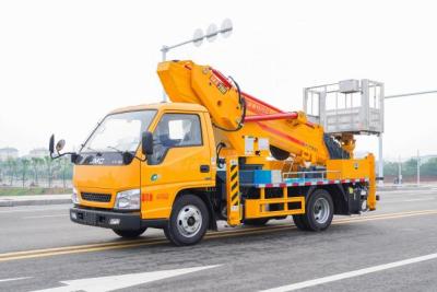 China Jiangling Shunda 28m Aerial Work Platform Truck with 85kW Diesel Engine for sale