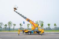China Jiangling Shunda 28m Aerial Work Platform Truck with 85kW Diesel Engine for sale